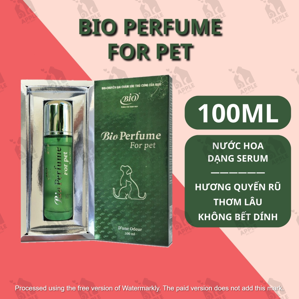 Nước hoa dạng serum BIO PERFUME For Pet 100ml cho chó mèo | Shopee Việt Nam