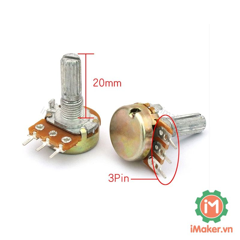 Biến Trở Volume Đơn 1K 10K 100K 1M 2K 20K 250K 5K 50K 500K Ohm Sai Số ...