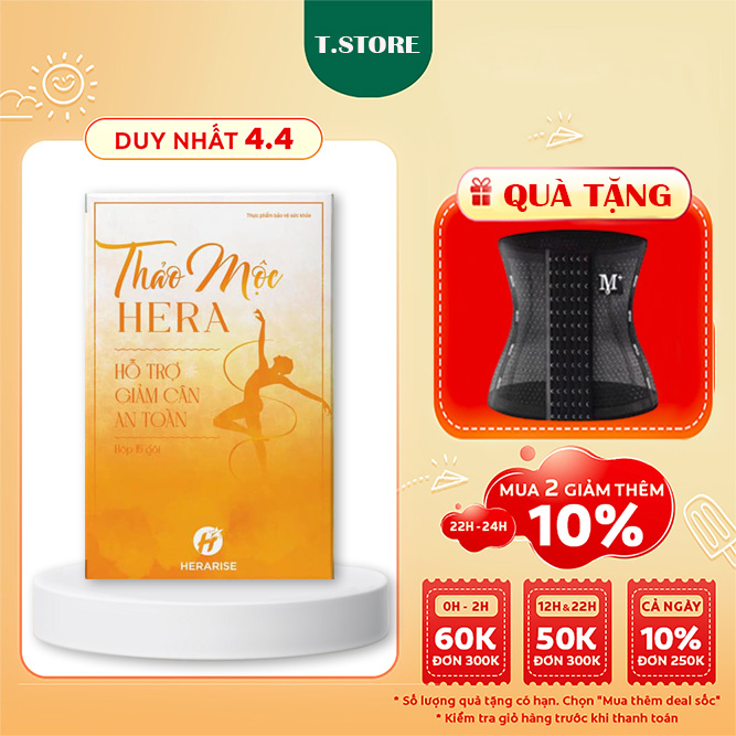 Giảm cân Hera Plus chính hãng trà giảm cân cấp tốc viên uống thảo mộc ...