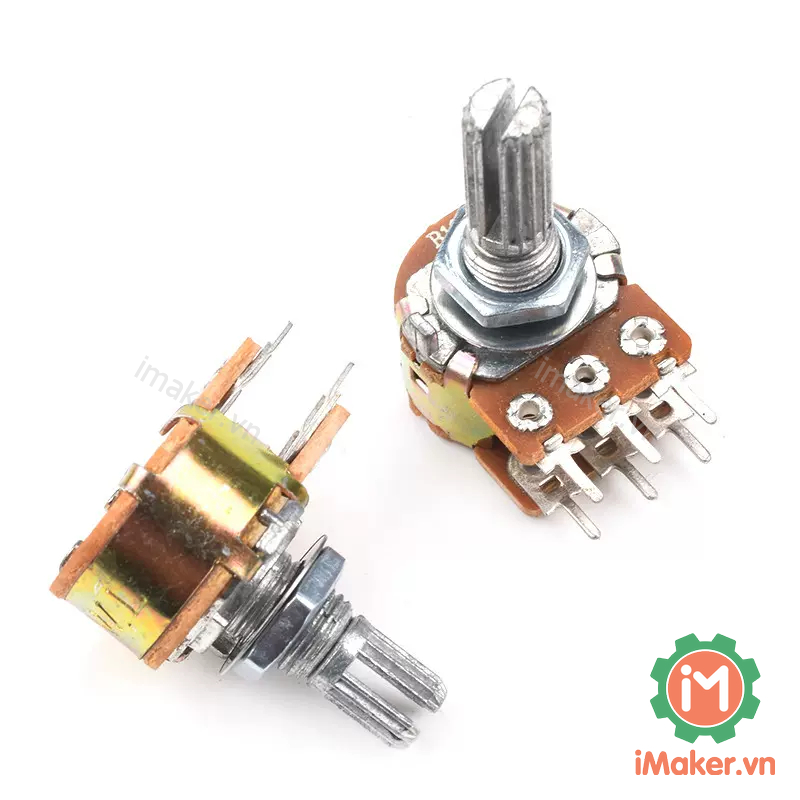 Biến Trở Volume Đôi 1K 10K 100K 1M 2K 20K 250K 5K 50K 500K Ohm Sai Số ...