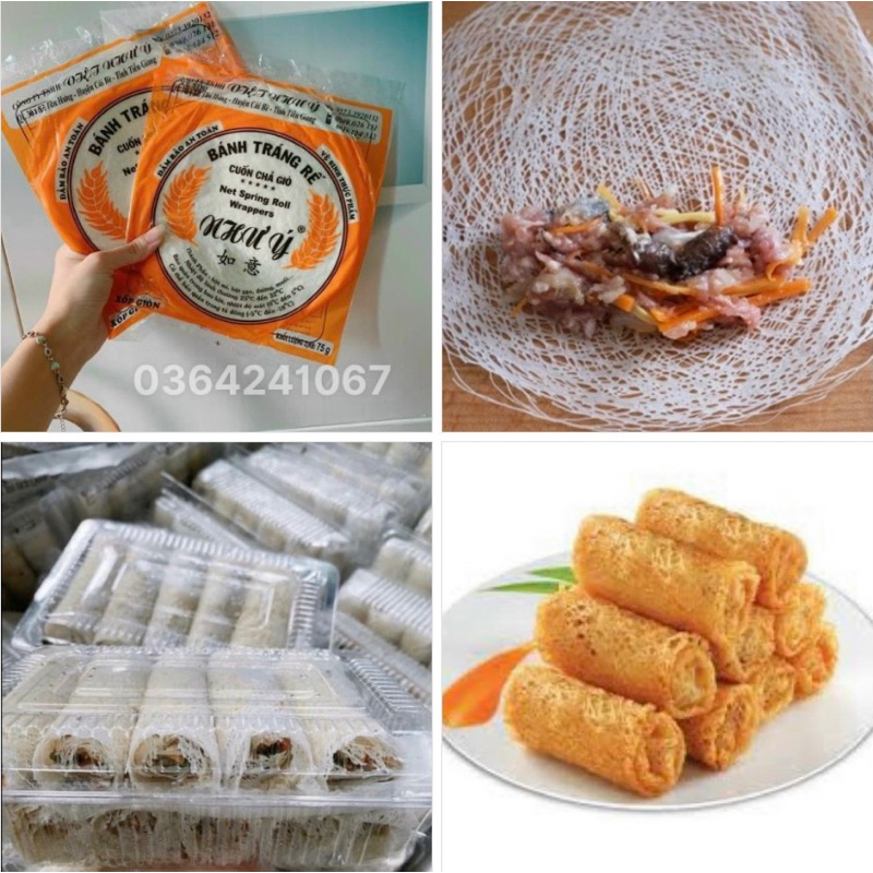 (150 -160 lá ) Bánh tráng rế ( gói 100 gr) cuốn chả giò combo 10 gói ...