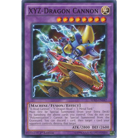 Thẻ bài Yugioh - TCG - XYZ-Dragon Cannon / SDKS-EN042 ' | Shopee Việt Nam