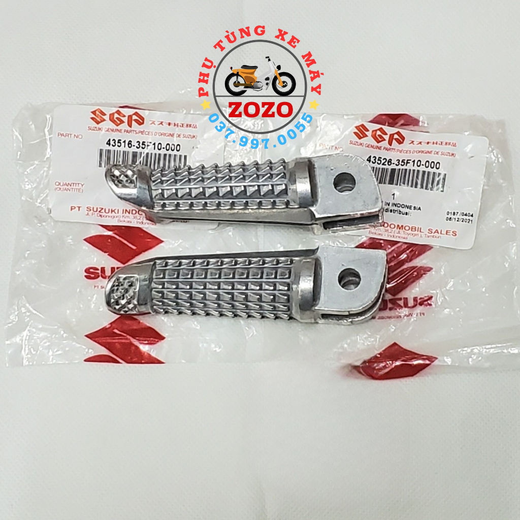 Cục nhôm gác chân trước Raider fi - Satria fi Zin suzuki Indo - 43516 ...