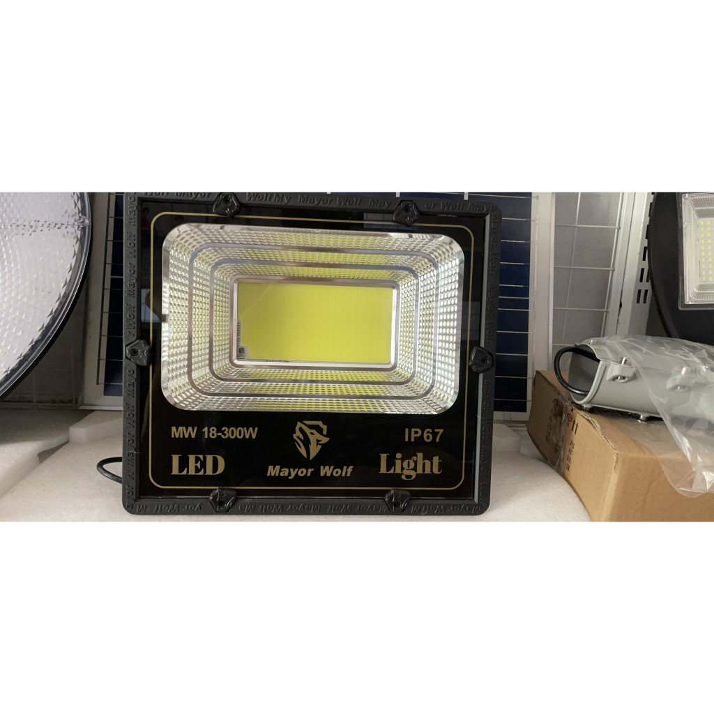 Đèn pha vuông chính hãng Mayor Wolf 300w bảo hành 3năm | Shopee Việt Nam