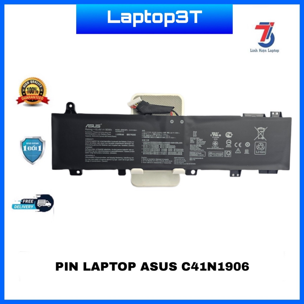 Pin Laptop ASUS(ZIN) 90WH A15 FA706IU, FA506, FX506, C41N1906 tuổi thọ ...