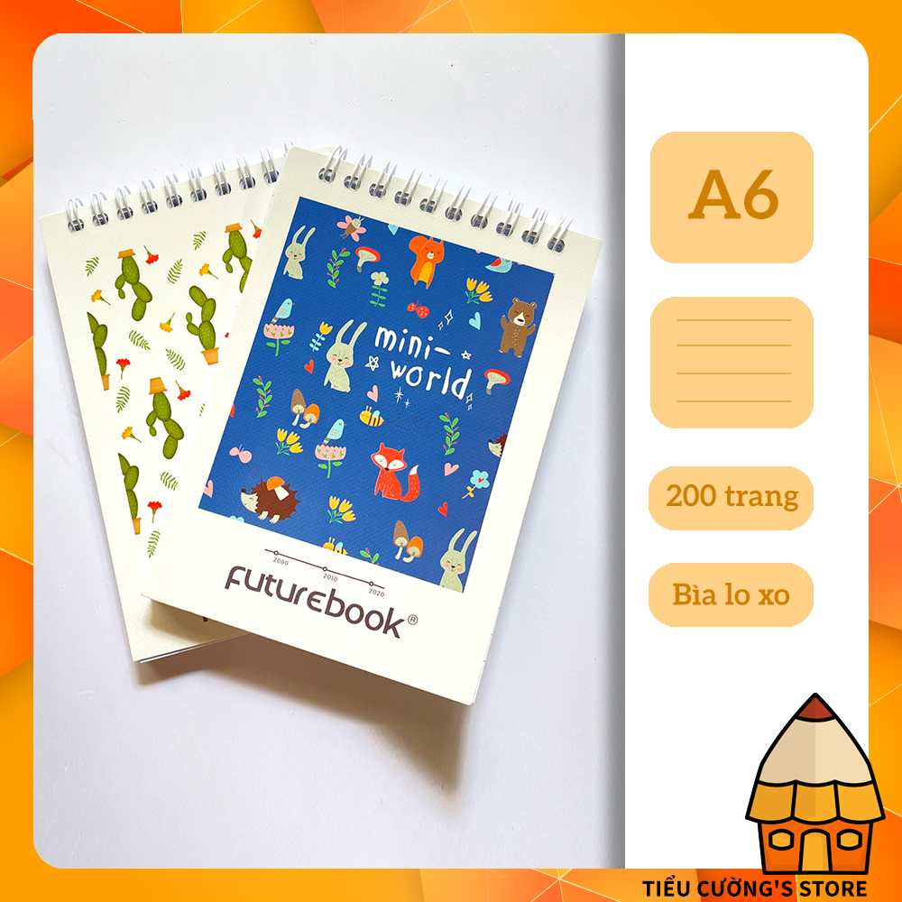 Sổ lò xo A6 Futurebook 200 trang A6-A6LX | Shopee Việt Nam
