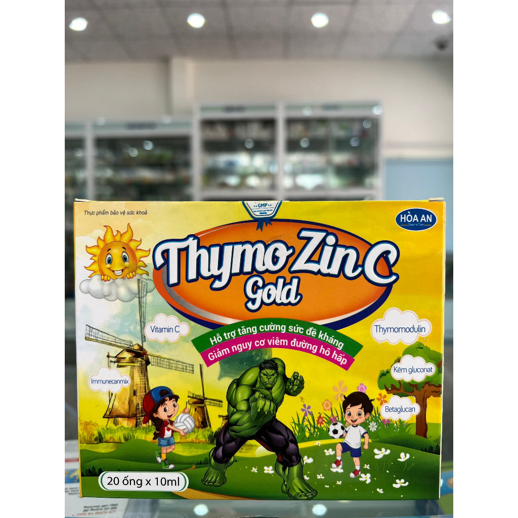 Thymo ZinC Gold - Hỗ trợ tăng sức đề kháng cho cơ thể, giảm nguy cơ ...