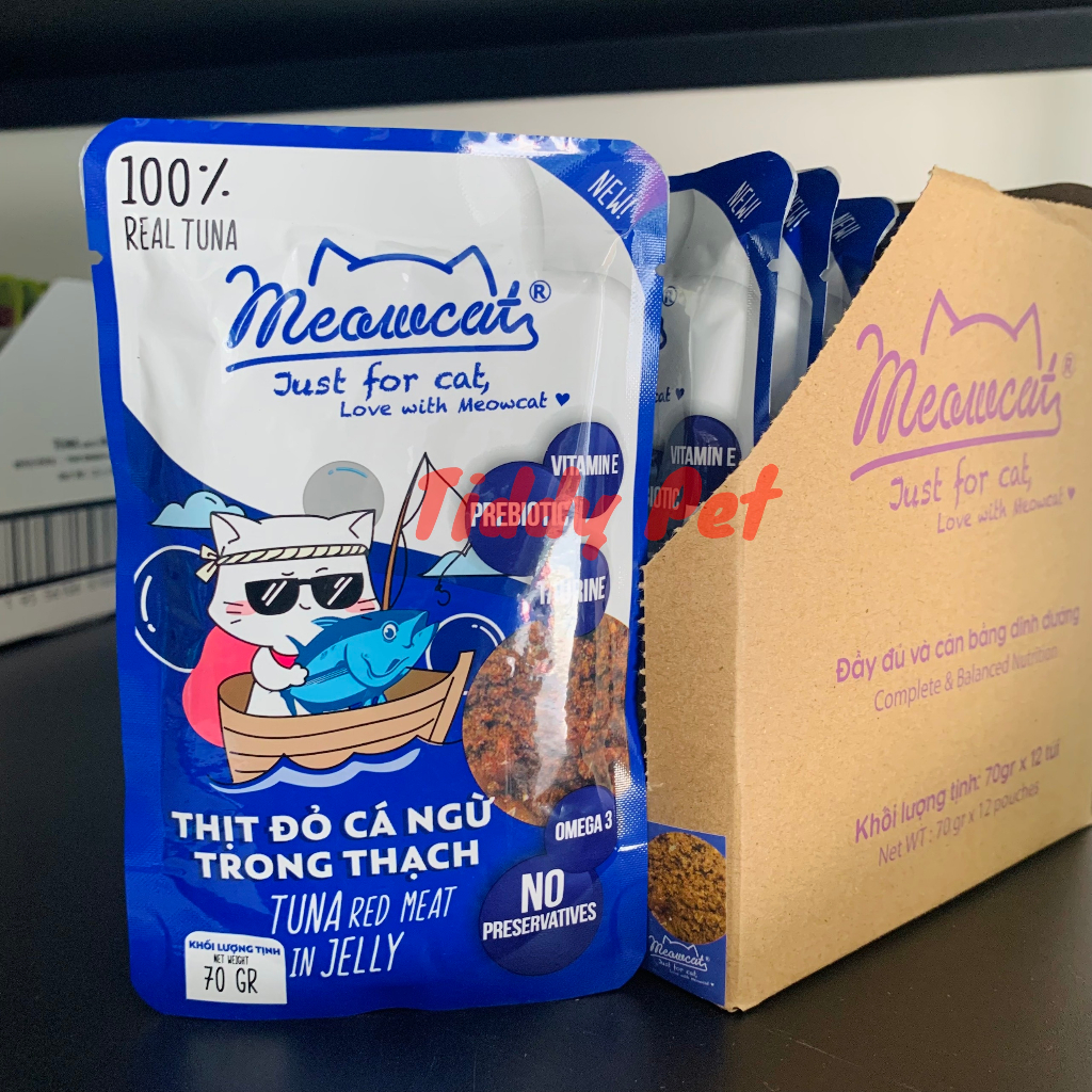 [Còn Hàng] Pate MEOWCAT Dành Cho Mèo Gói 70g, Pate Cho Mèo Nhiều Vị Thơm Ngon, Đầy Đủ Dinh Dưỡng ...