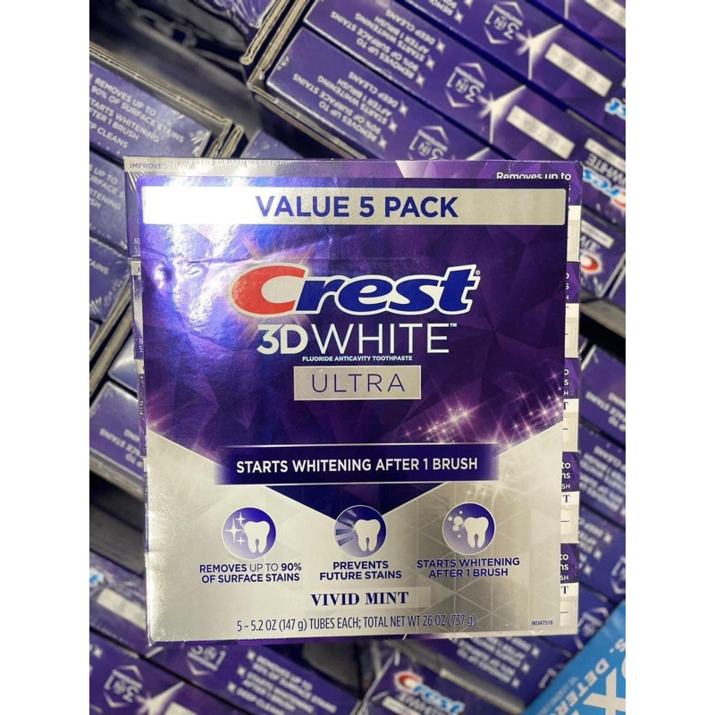 Set 5 Tuýp 𝗞𝗲𝗺 Đ𝗮́𝗻𝗵 𝗥𝗮̆𝗻𝗴 𝗖𝗿𝗲𝘀𝘁 𝟯𝗗 𝗪𝗵𝗶𝘁𝗲 𝗩𝗶𝘃𝗶𝗱 𝗠𝗶𝗻𝘁 𝗨𝗹𝘁𝗿𝗮 (𝟭𝟱𝟴𝗴) | Shopee Việt Nam