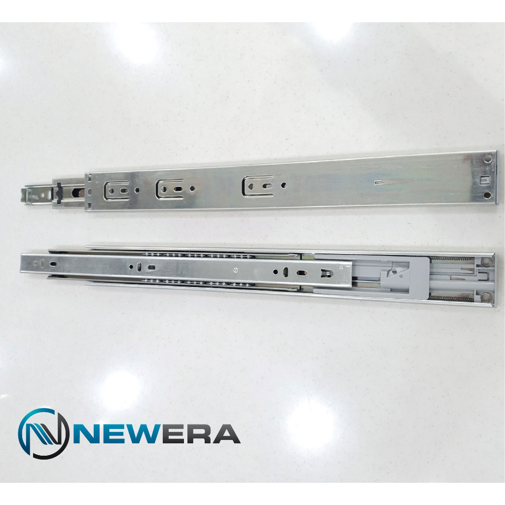 Ray trượt bi 3 tầng giảm chấn chất liệu inox 304 cao cấp bản 45mm, tải ...