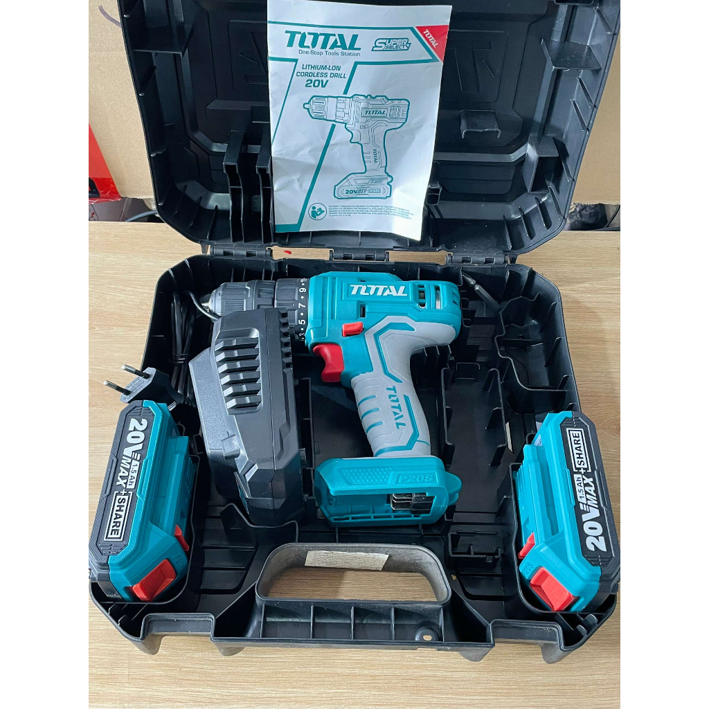 Máy khoan động lực dùng Pin 20V Total | Shopee Việt Nam