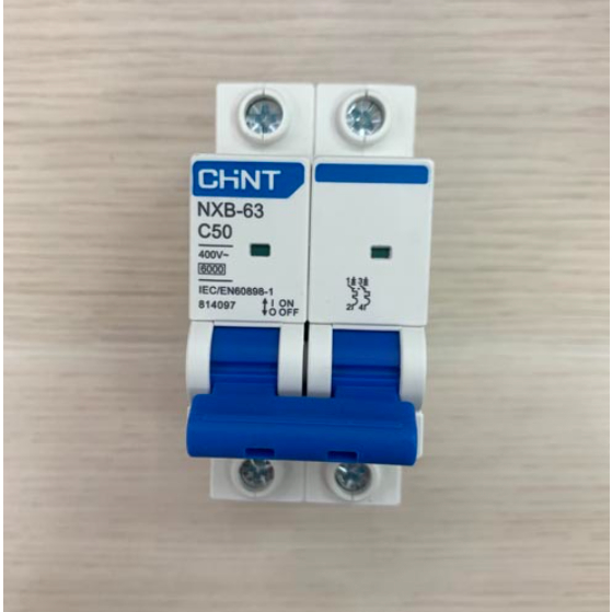Aptomat MCB 2 Pha NXB-63 Chint 6A,10A,16A,20A,25A,32A,40A,50A,63A ; Dòng Cắt Dòng Cắt 6KA~10KA ...