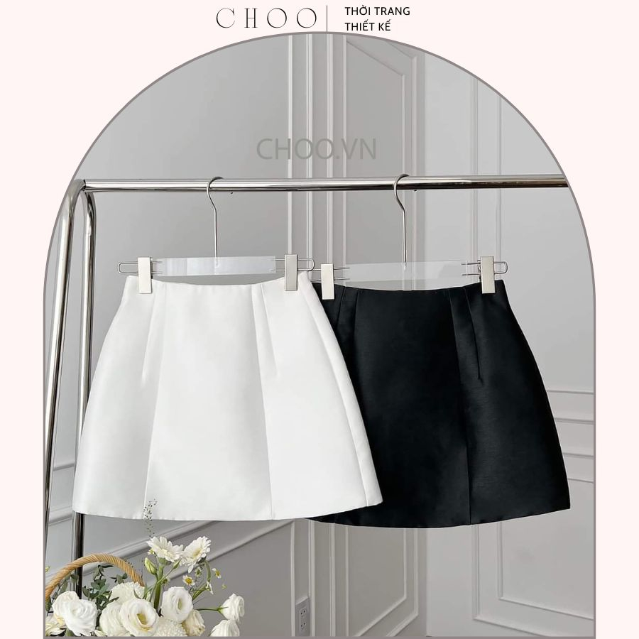 Lala Skirt - Chân váy ngắn chữ A tafta thiết kế cao cấp kèm lót quần ...