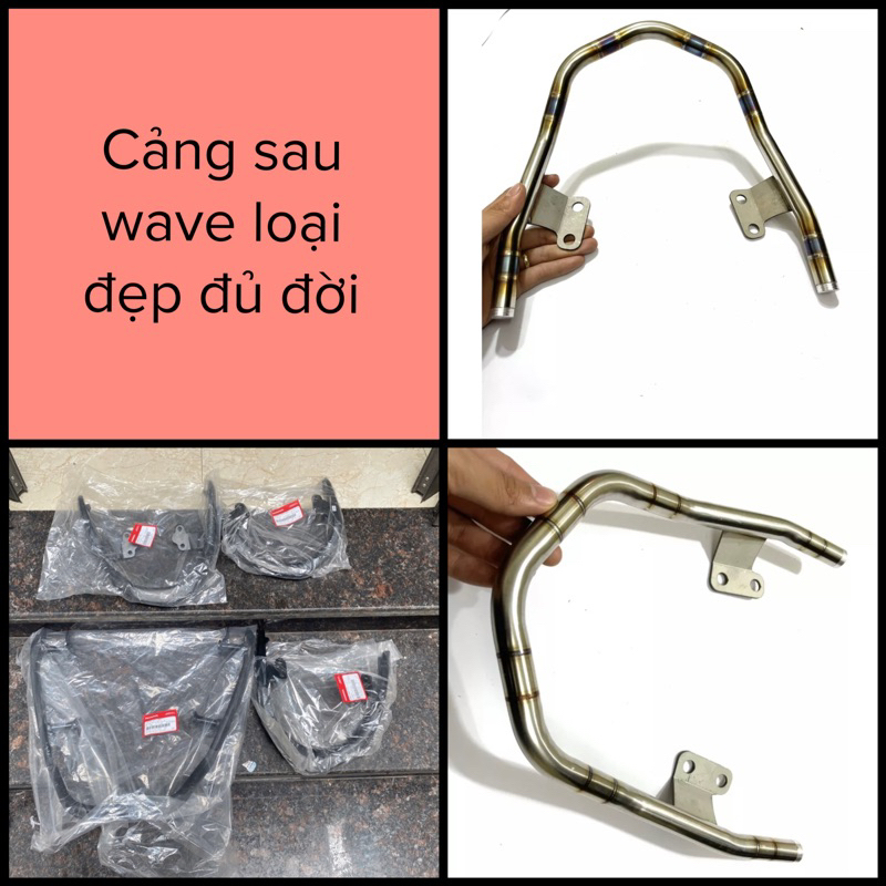 Cảng sau tay sách xách xe wave nhỏ 110 50cc 100 50 zx alpha thái rsx ...