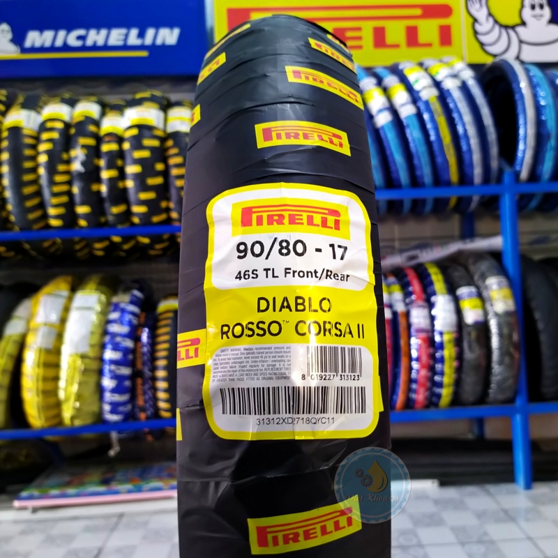Vỏ/lốp xe máy Pirelli Diablo Rosso Corsa 2 dành cho xe số (90/80-17, 100/80-17 và 110/70-17 ...