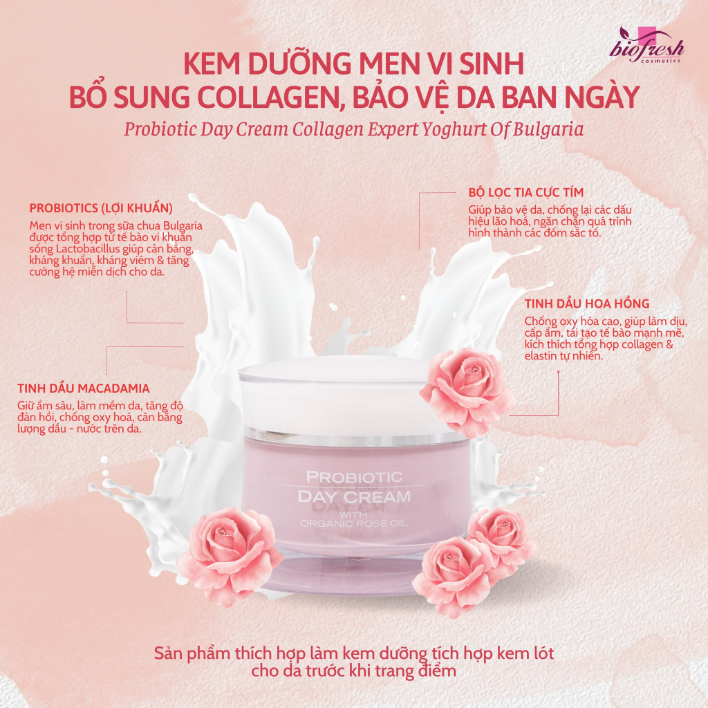 Kem dưỡng trẻ hóa da, chống lão hóa Biofresh Probiotic Day Cream ...