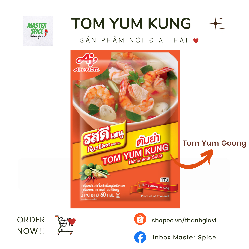 [ Chuẩn vị Thái] Tom Yum Kung - Súp Tôm Yum - Lẩu Tôm Yum | Shopee Việt Nam