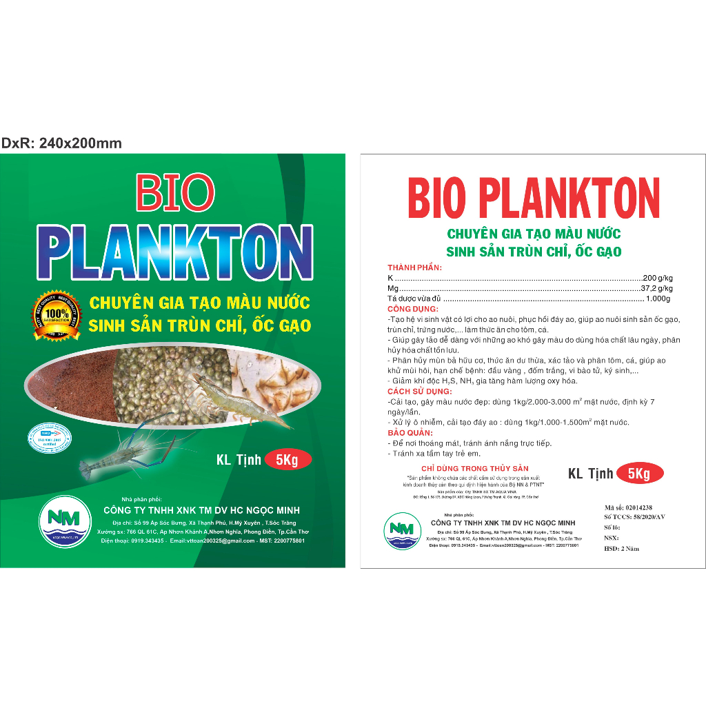 BIO PLANKTON - TÔM QCANH | Shopee Việt Nam