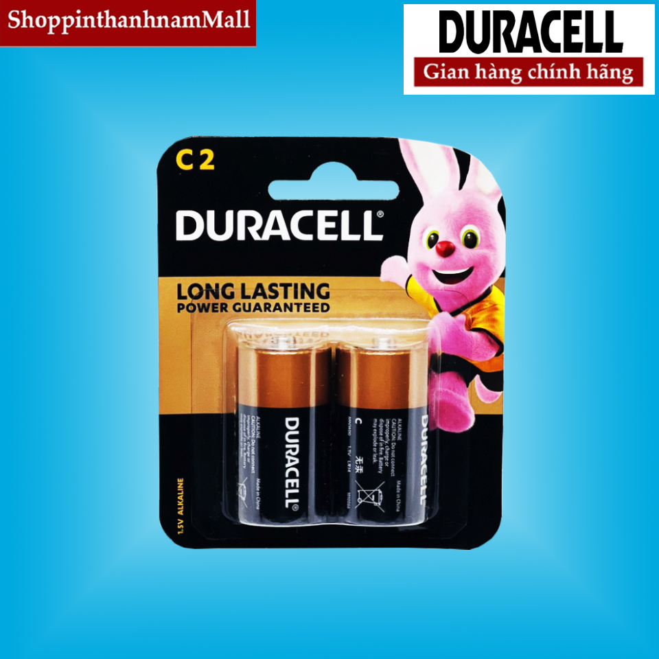 Pin Trung Duracell alkaline Cao Cấp Vỉ 2 Viên Chính Hãng | Shopee Việt Nam