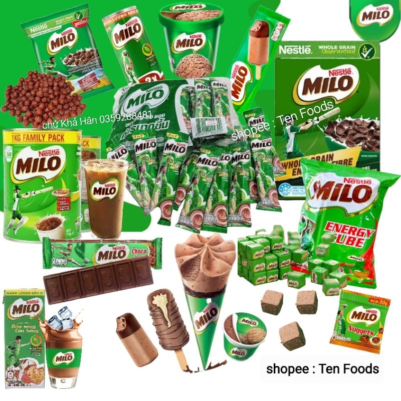 Tất Tần Tật Bánh Kẹo Milo / Milo Cube / Sữa Milo | Shopee Việt Nam