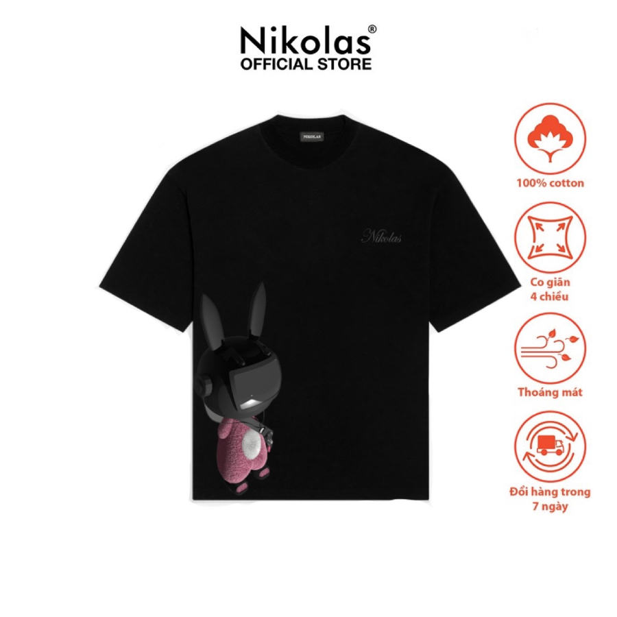 Áo thun Unisex Nikolas 100% Cotton THO4 2023 SEASSON | Shopee Việt Nam