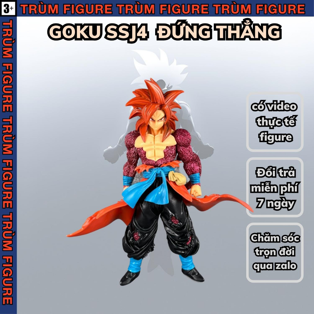 Mô Hình, Figure Dragon Ball Goku SSJ4 Dáng Đứng Thẳng Anime, Manga Bảy ...