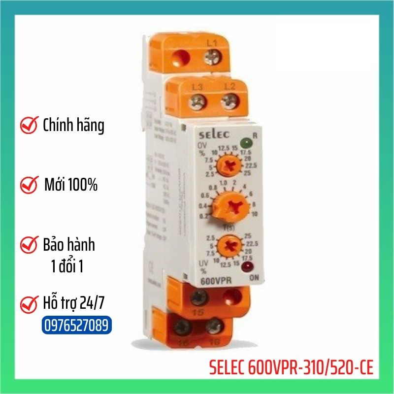 Rơ le bảo vệ điện áp SELEC 600VPR-310/520-CE | Shopee Việt Nam