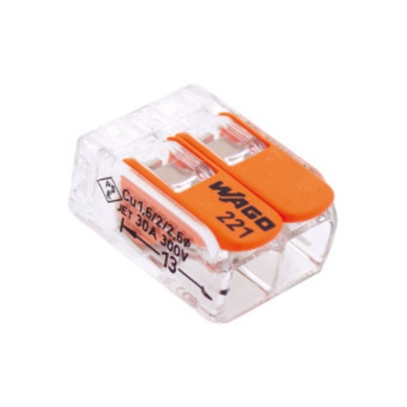 Đầu nối dây điện 2 dây loại trong Wago Compact 221-412 | Shopee Việt Nam