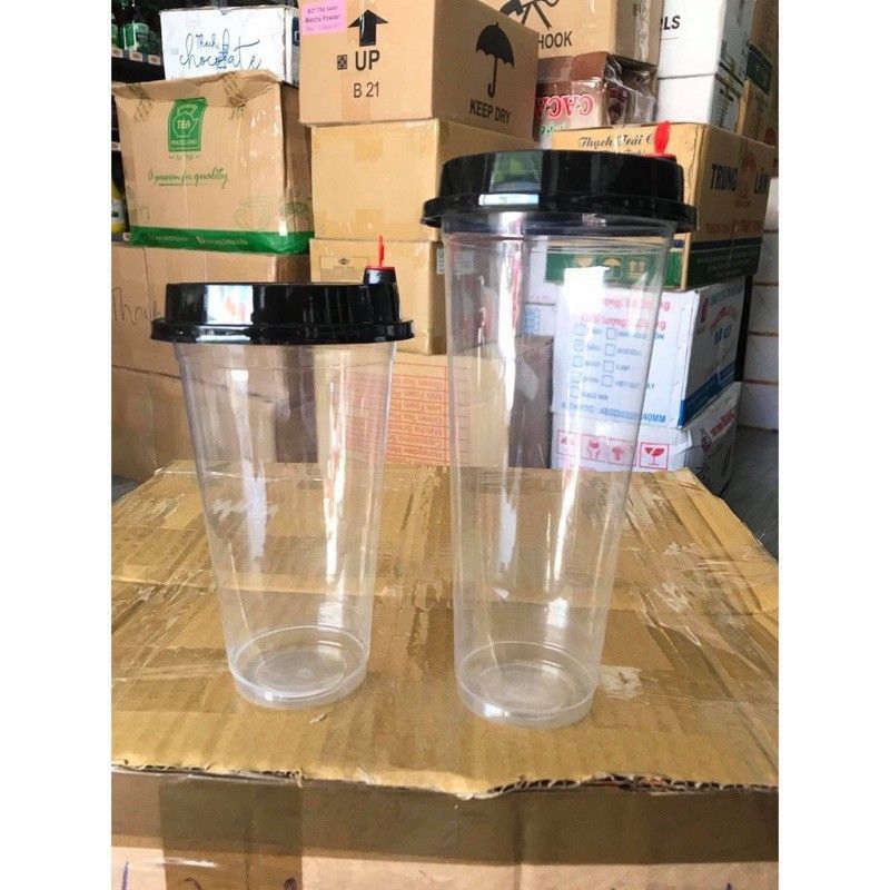 Combo 100 ly tim mềm 500ml ,700ml kèm nắp tim | Shopee Việt Nam