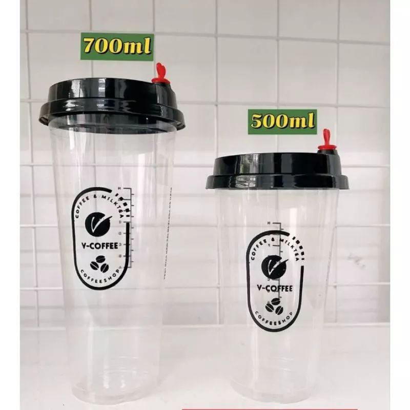 Combo 100 ly tim mềm 500ml ,700ml kèm nắp tim | Shopee Việt Nam