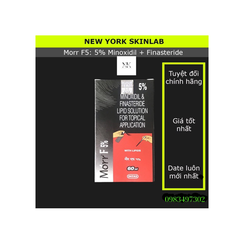 Serum Mọc Tóc - Minoxidil & Finasteride 5% - Morr F 5% F5 (60ml ...