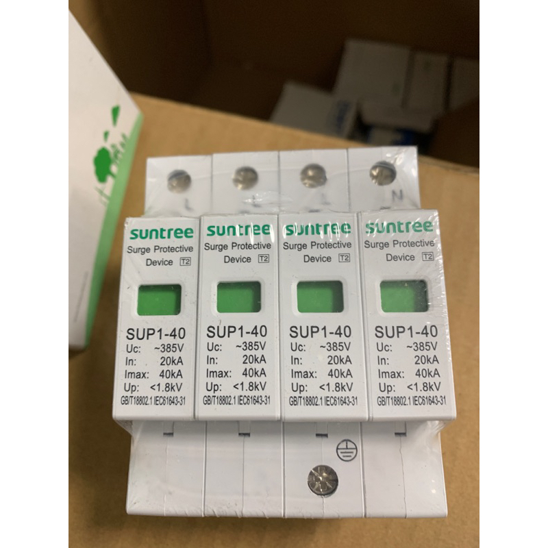 Chống sét lan truyền AC Suntree SUP1-40: Chống sét AC, 2P/3P/4P, In 20kA Imax 40kA, 275VAC ...