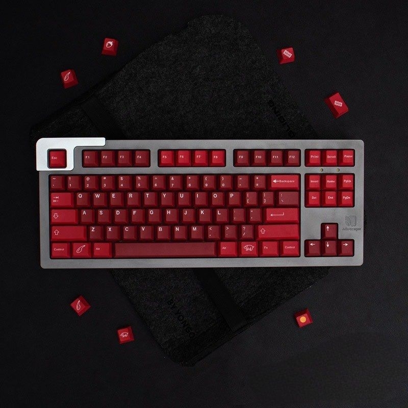 Bộ keycap đỏ JAMON cherry PBT | Shopee Việt Nam