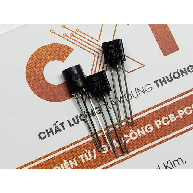 2N3904 NPN Transistor 0.2A 40V TO-92 (10c) | Shopee Việt Nam