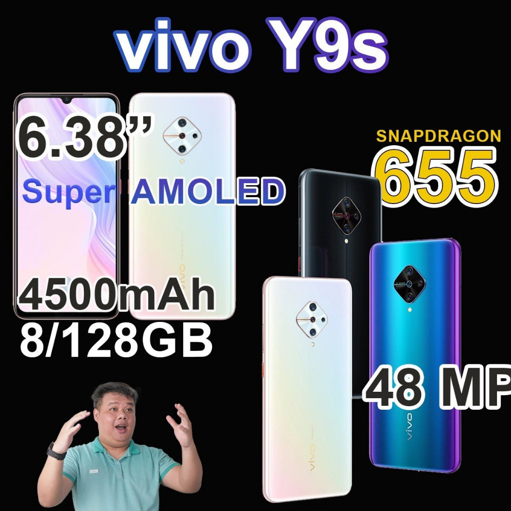 Điện thoại vivo Y9s 128GB màn Super AMOLED camera đẹp | Shopee Việt Nam