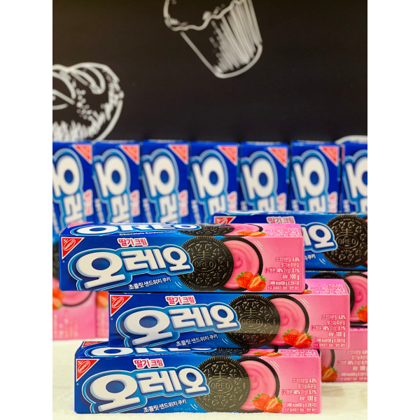 Bánh Oreo vị dâu chocolate Nabisco Hàn (Hộp 100g) | Shopee Việt Nam