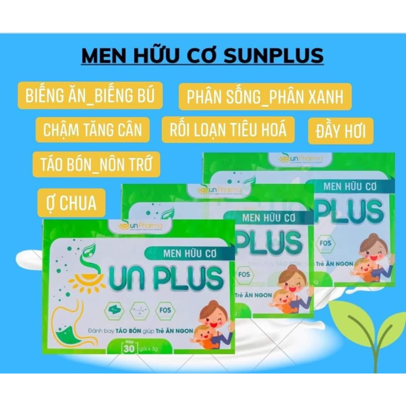 Men hữu cơ Sunplus(hộp 30 gói) | Shopee Việt Nam