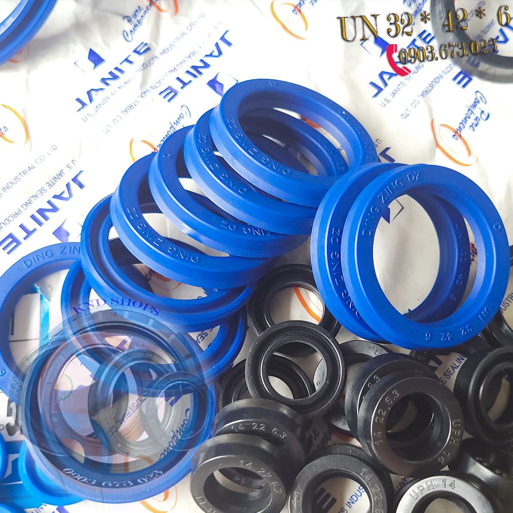 [01cái] Phớt thủy lực cho ty và piston UN 32*40*10 (6) | UN 32*42*6 | UN 32*42*10 | DHS 32*40*5 ...
