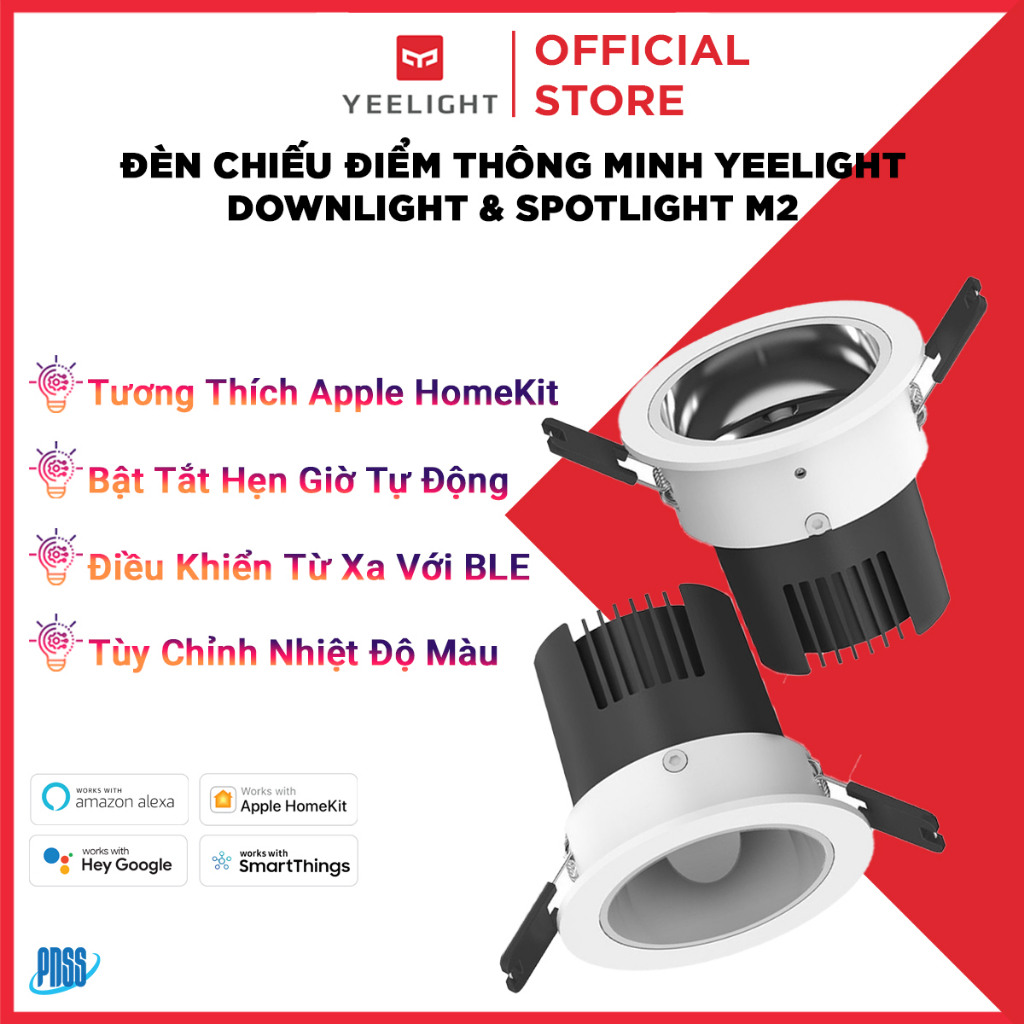 Đèn Led Âm Trần Downlight YEELIGHT M2 5W/M2 Pro 8W Chiếu Điểm Thông ...