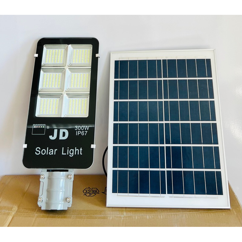 [XÃ LỖ 50%] Đèn CHÍNH HÃNG năng lượng mặt trời Jindian Solar 300W cao ...