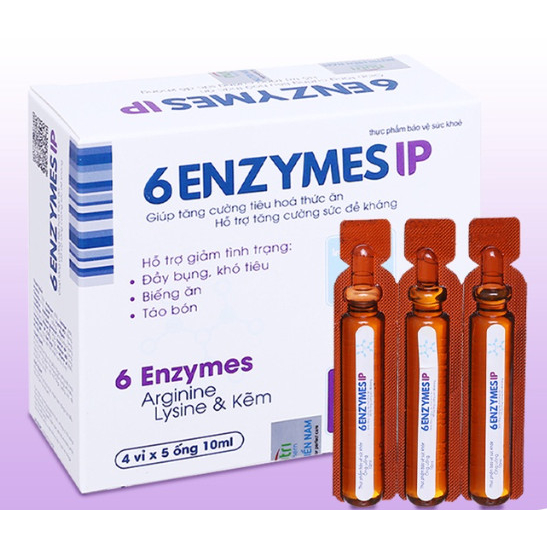 6 ENZYMES IP - Giúp Ăn Ngon Hỗ Trợ Tăng Cường Tiêu Hóa Với 6 Loại ...