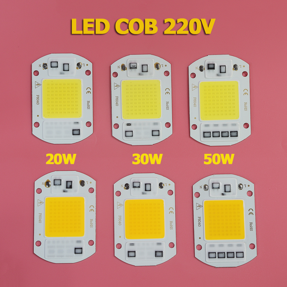 Bảng Led COB siêu sáng Chip LED 20W 30W 50W 220V | Shopee Việt Nam