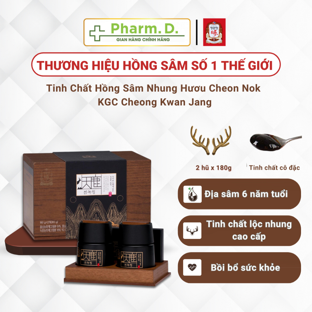 [CHÍNH HÃNG] Tinh Chất Hồng Sâm Nhung Hươu Hàn Quốc Cheon Nok KGC ...