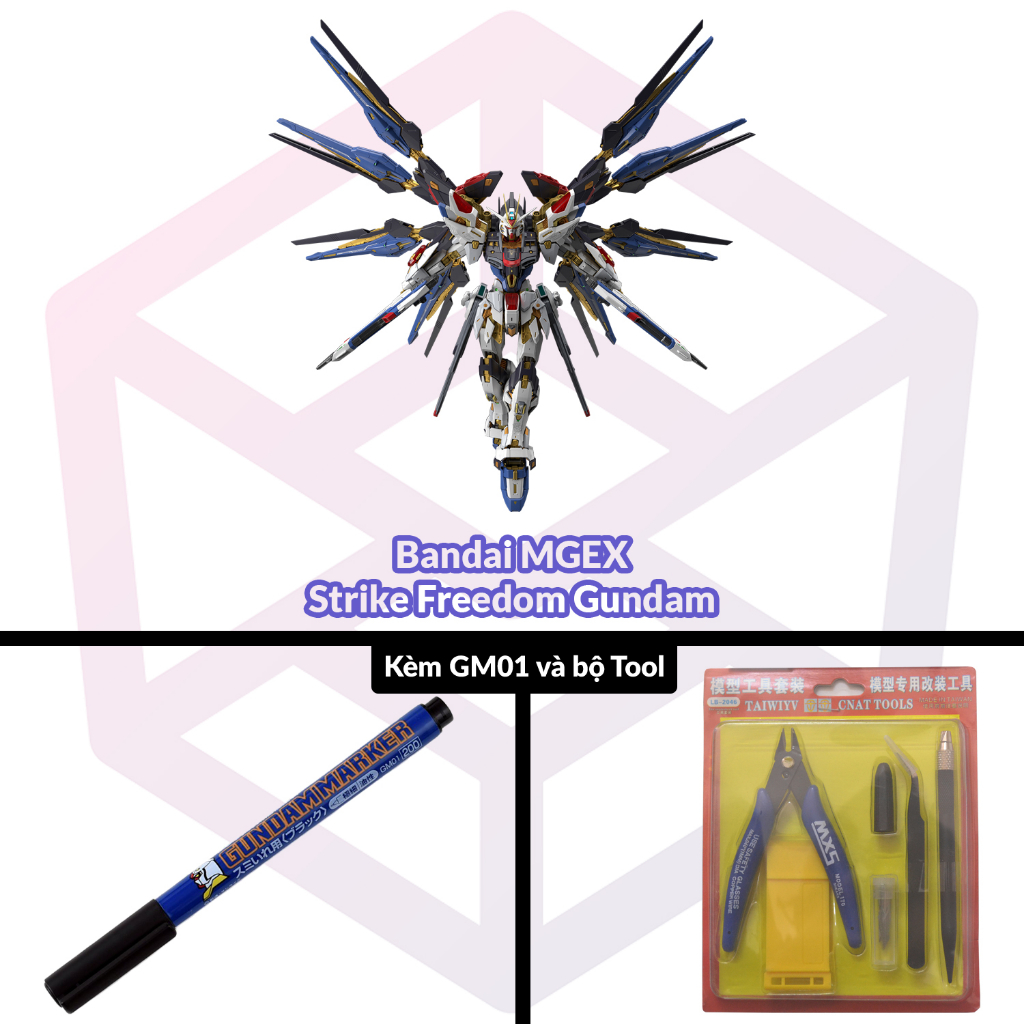 Mô hình Gundam Bandai MGEX Strike Freedom Gundam 1/100 Gundam SEED Destiny [GDB] [BMG] | Shopee ...