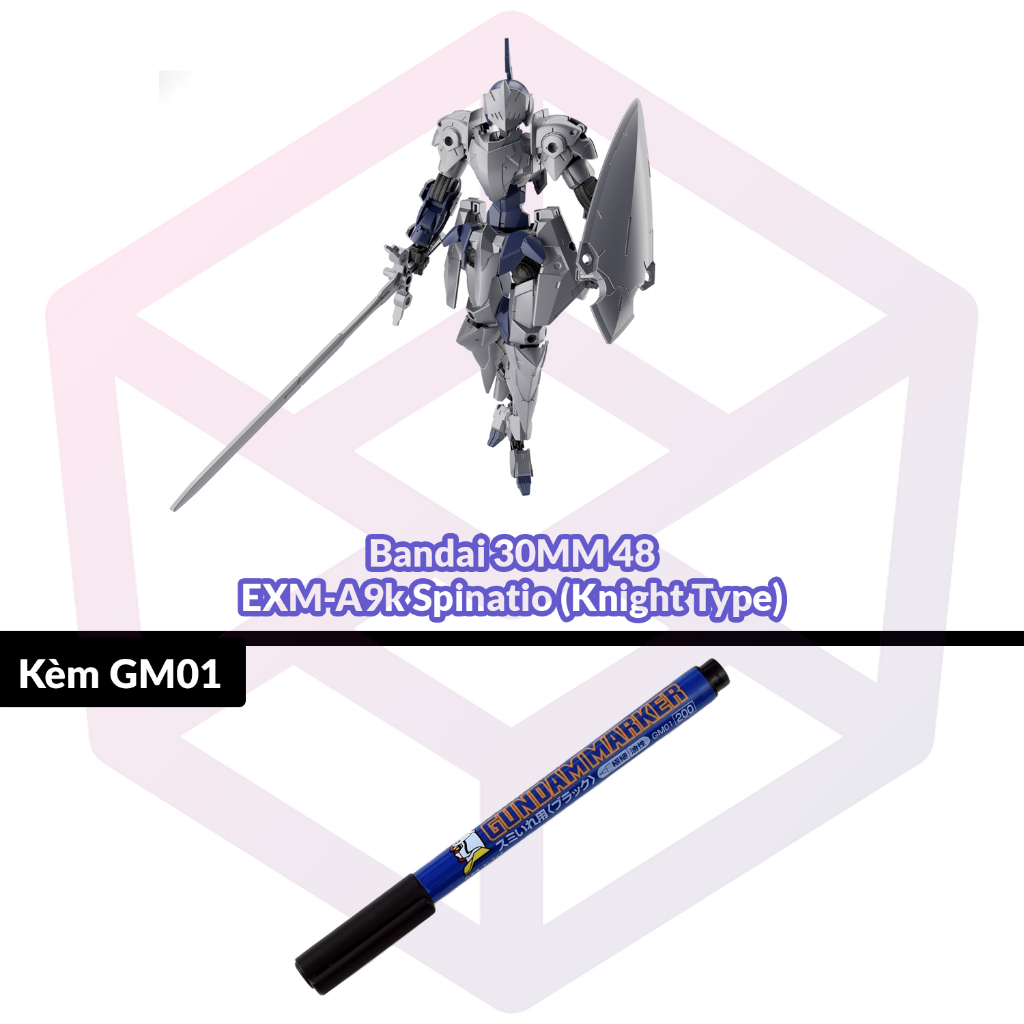 Mô hình Bandai 30MM 48 EXM-A9k Spinatio (Knight Type) 1/144 [GDB] [30MM ...