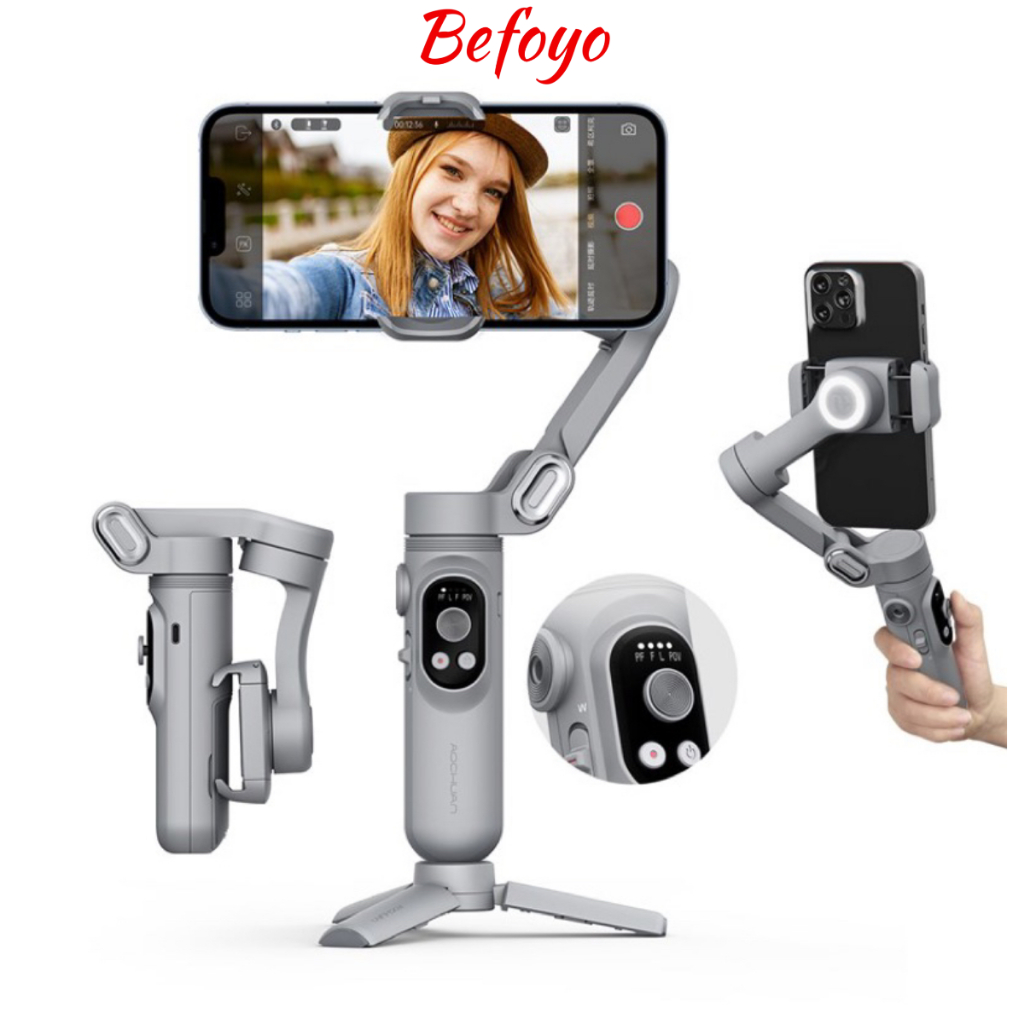 Gimbal Smart X Pro, Tay cầm chống rung điện thoại selfie, chính hãng, Gymbal chống rung khi chụp ...
