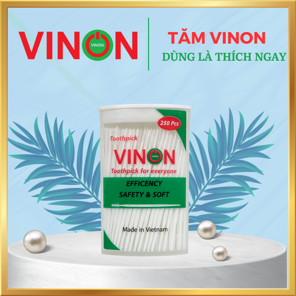 Tăm Vinon - Lựa Chọn Hoàn Hảo Cho Răng Miệng (Hộp X 250 Tăm) | Shopee ...