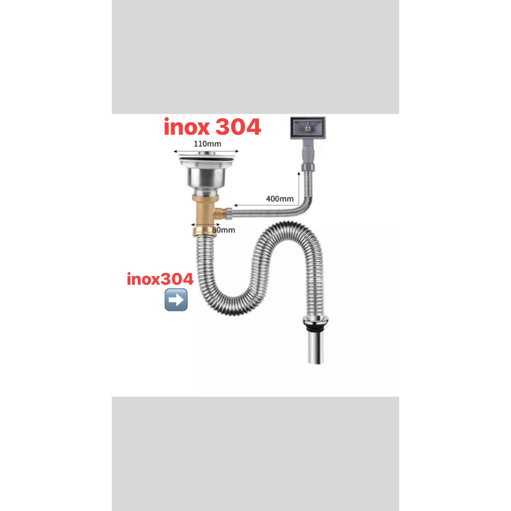 xiphong chậu rửa bất 1 hố inox 304 | Shopee Việt Nam