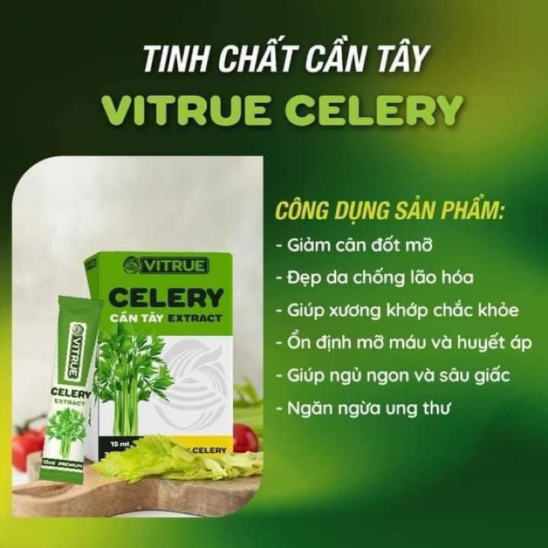 VITRUE CELERY ( tinh chất cần tây) | Shopee Việt Nam