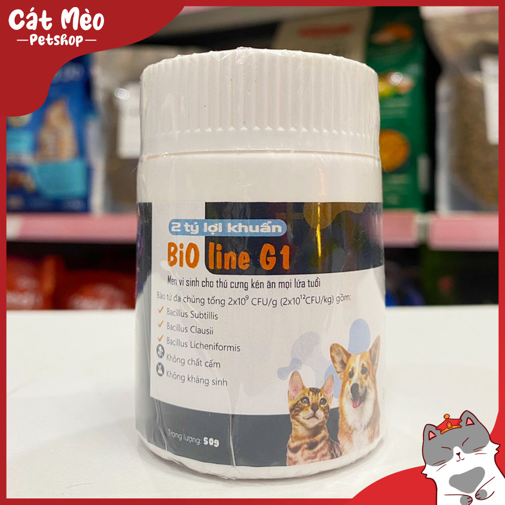 Vitamin Beta Amin Tăng Đề Kháng, Men Vi Sinh Bioline G1 Cho Chó Mèo ...